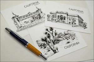 Updates 3 (California postcards) | Andrew Lensky | fountain pens ...